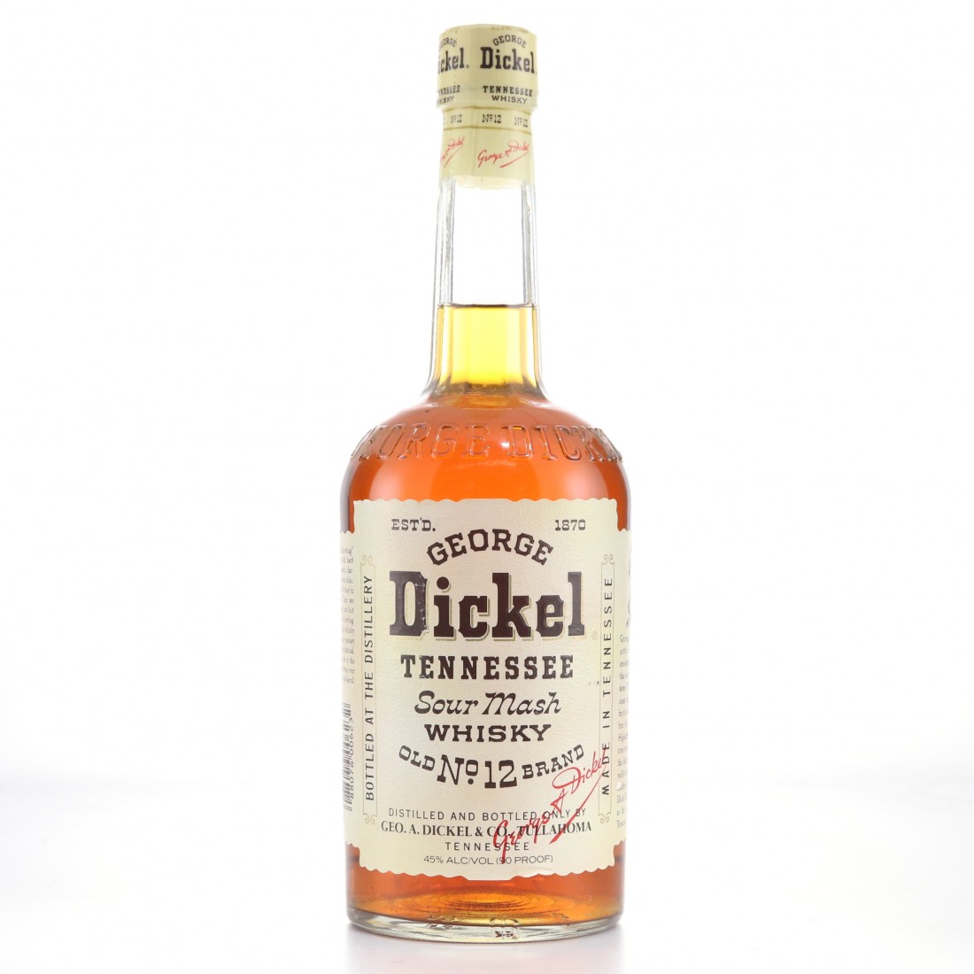 George Dickel Old No.12 Brand | Whisky Auctioneer