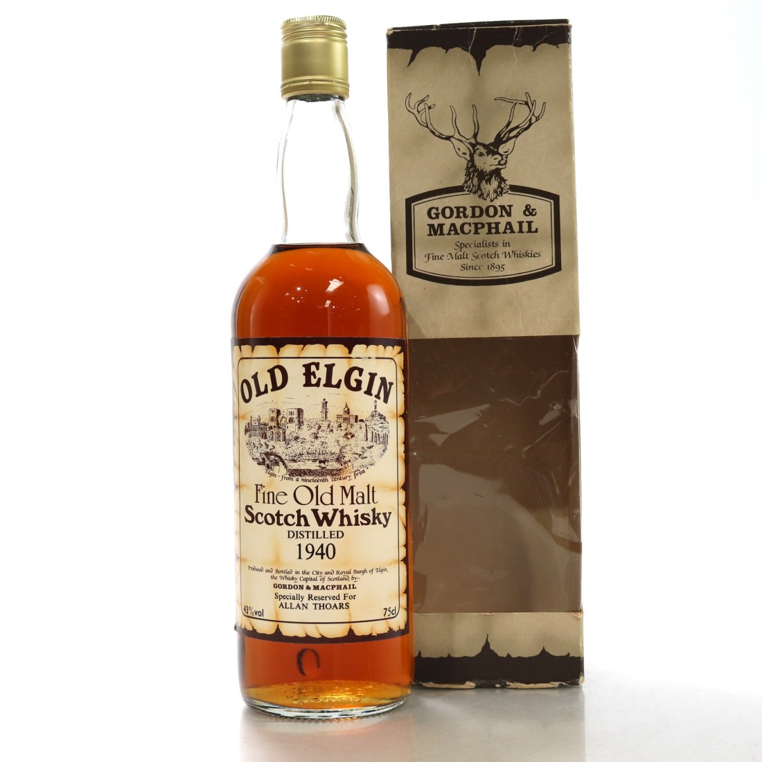 Old Elgin 1940 Gordon and MacPhail | Whisky Auctioneer