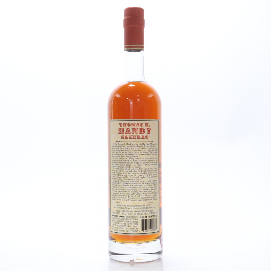 Thomas H Handy Sazerac Rye 2018 Release | Whisky Auctioneer