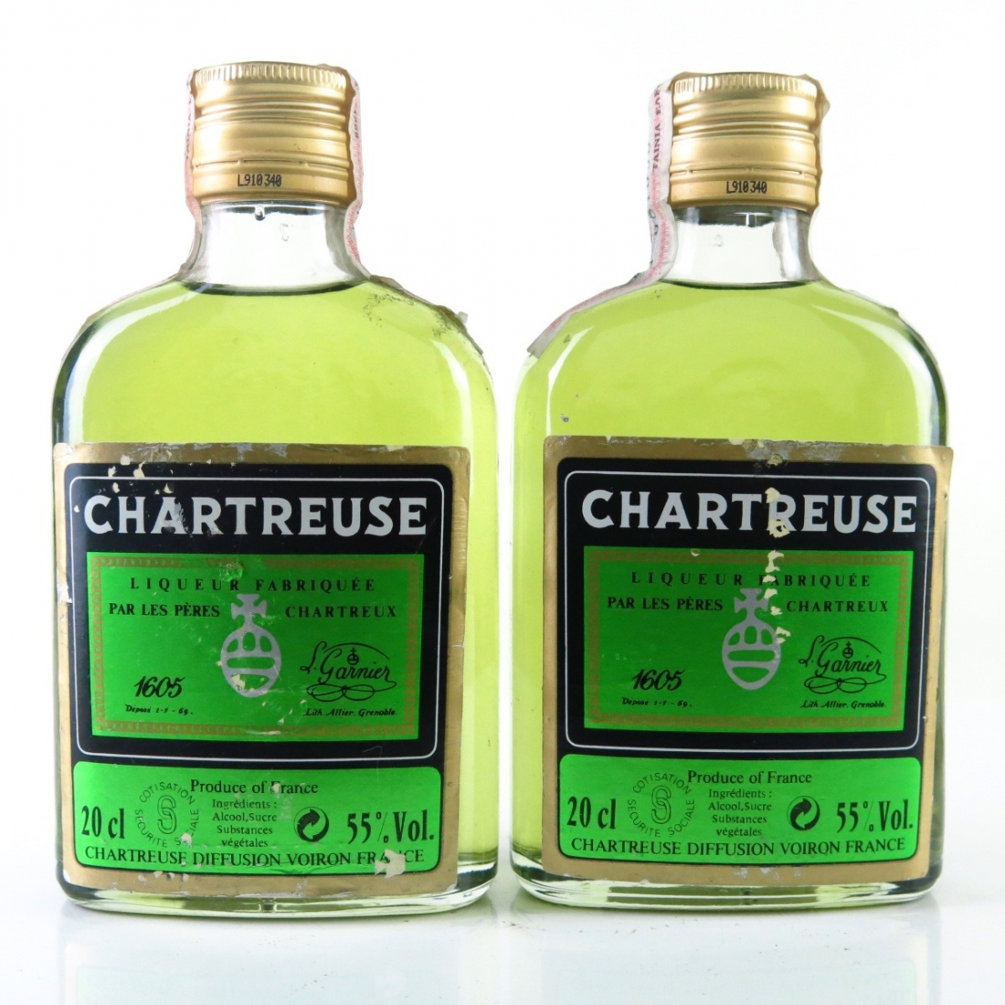 Chartreuse Voiron Green Label 2 x 20cl | Whisky Auctioneer