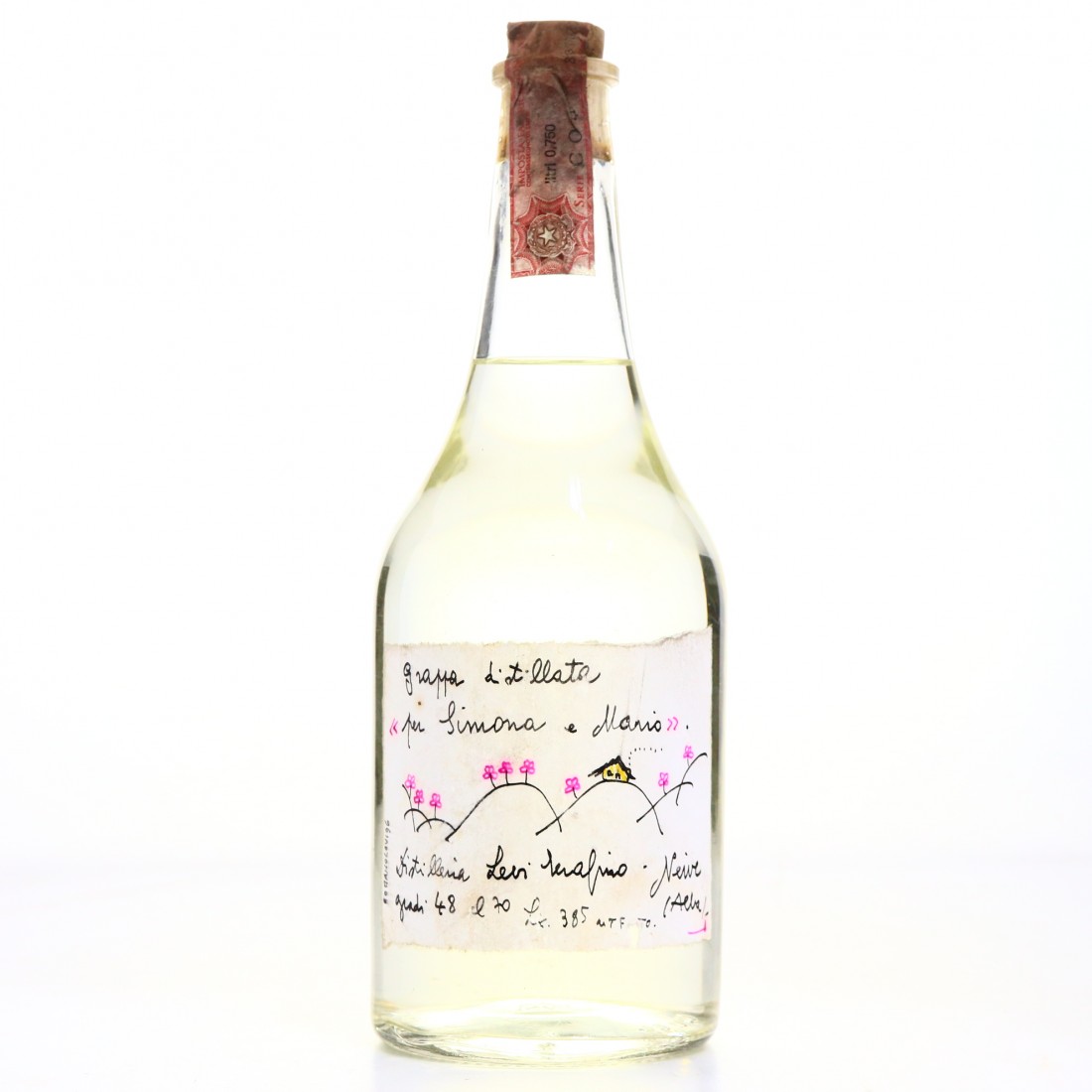 Levi Serafino Grappa Distillata per Simona e Mario 1996 | Whisky Auctioneer