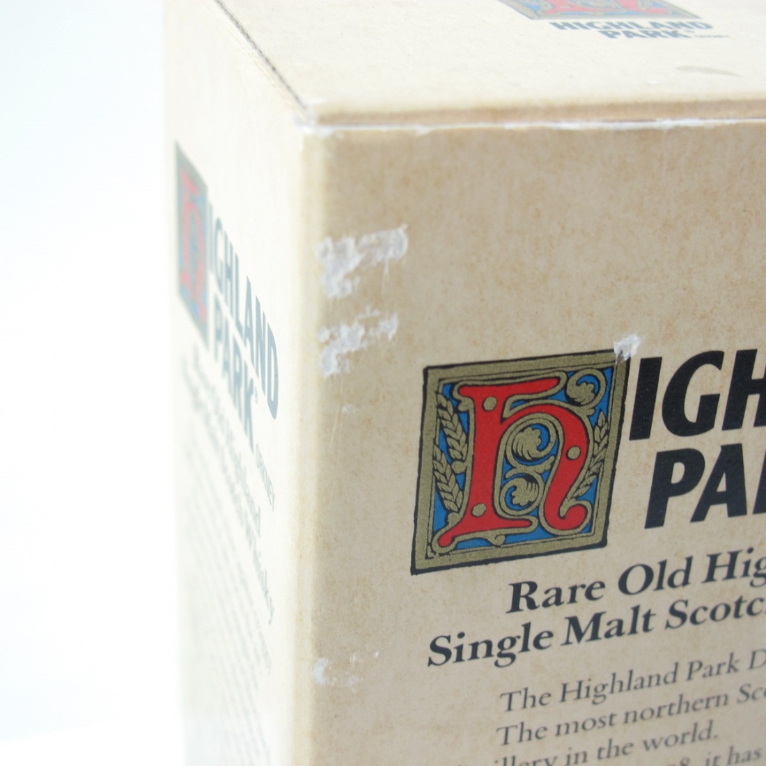 Highland Park 12 Year Old Screen Print Label 1980s | Whisky Auctioneer