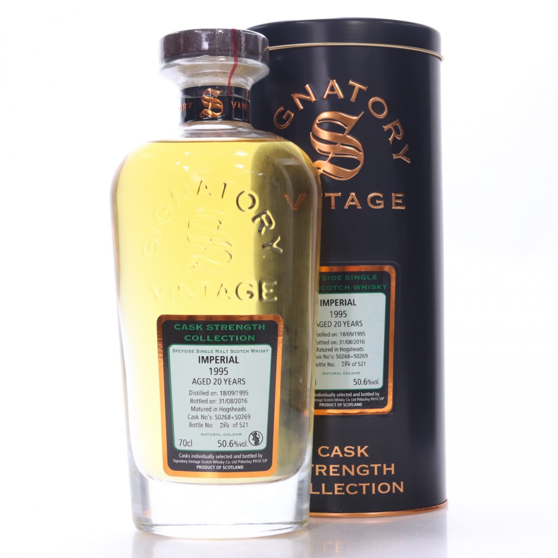 Imperial 1995 Signatory Vintage 20 Year Old Cask Strength | Whisky ...