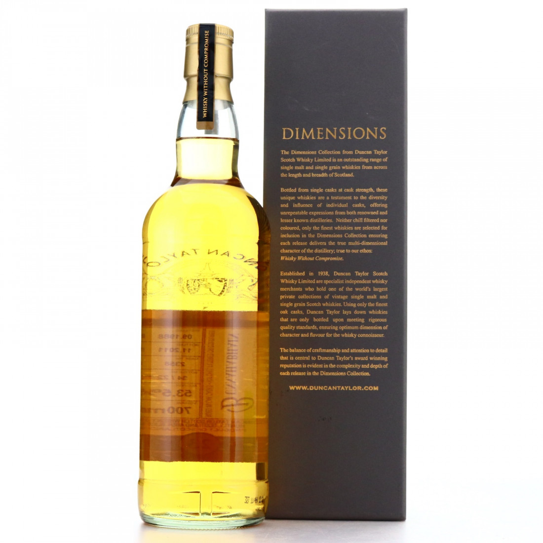 Teaninich 1983 Duncan Taylor 28 Year Old Dimensions | Whisky Auctioneer