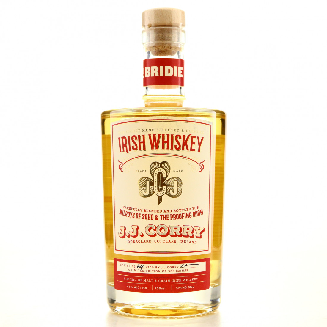 J.J. Corry Irish The Bridie / Milroy's of Soho | Whisky Auctioneer