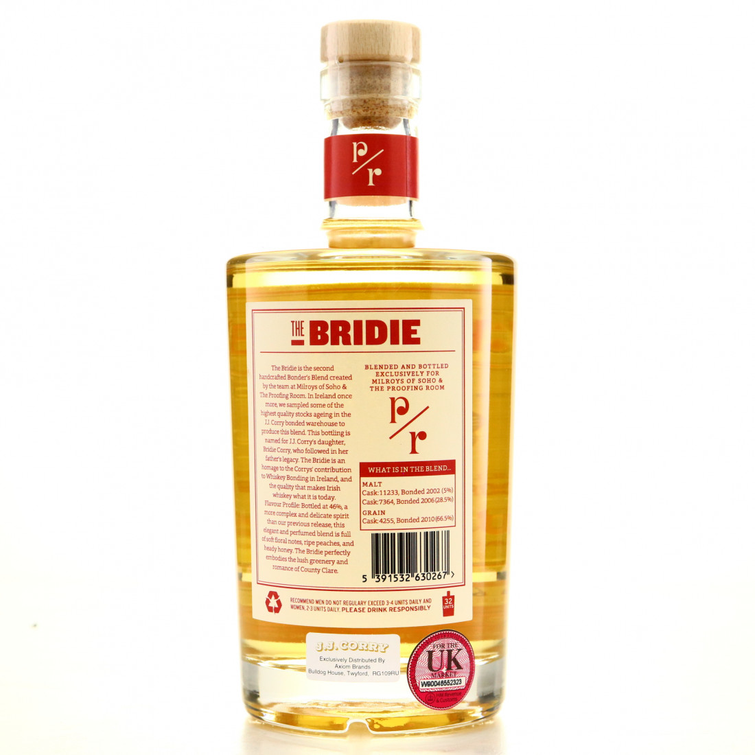 J.J. Corry Irish The Bridie / Milroy's of Soho | Whisky Auctioneer