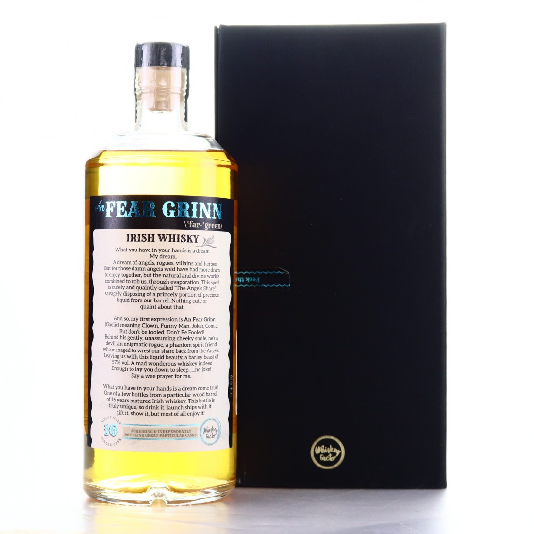 An Fear Grinn 2002 Whiskey Factor 16 Years Old | Whisky Auctioneer