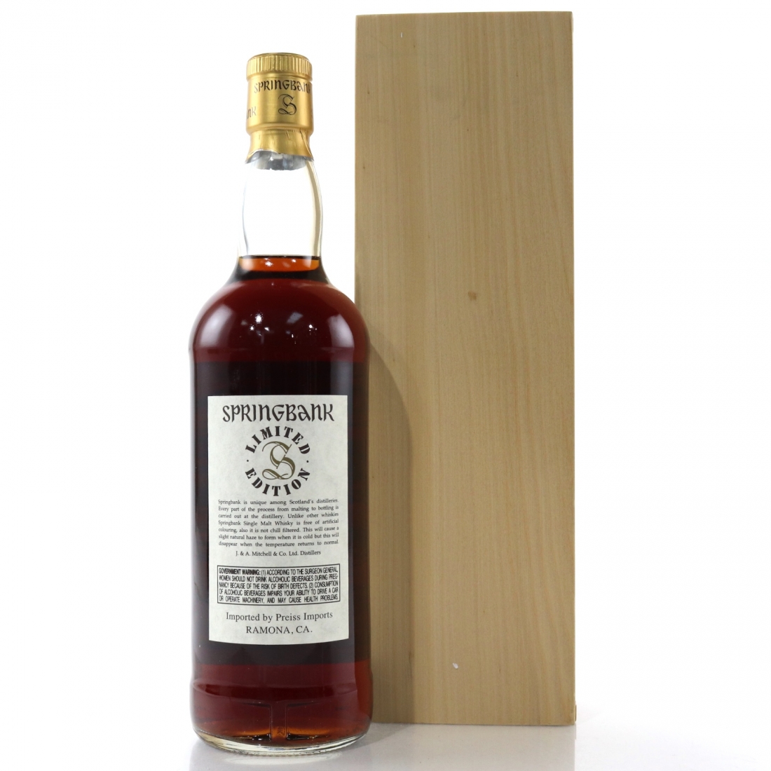 Springbank 30 Year Old Millennium Limited Edition 75cl / US Import ...