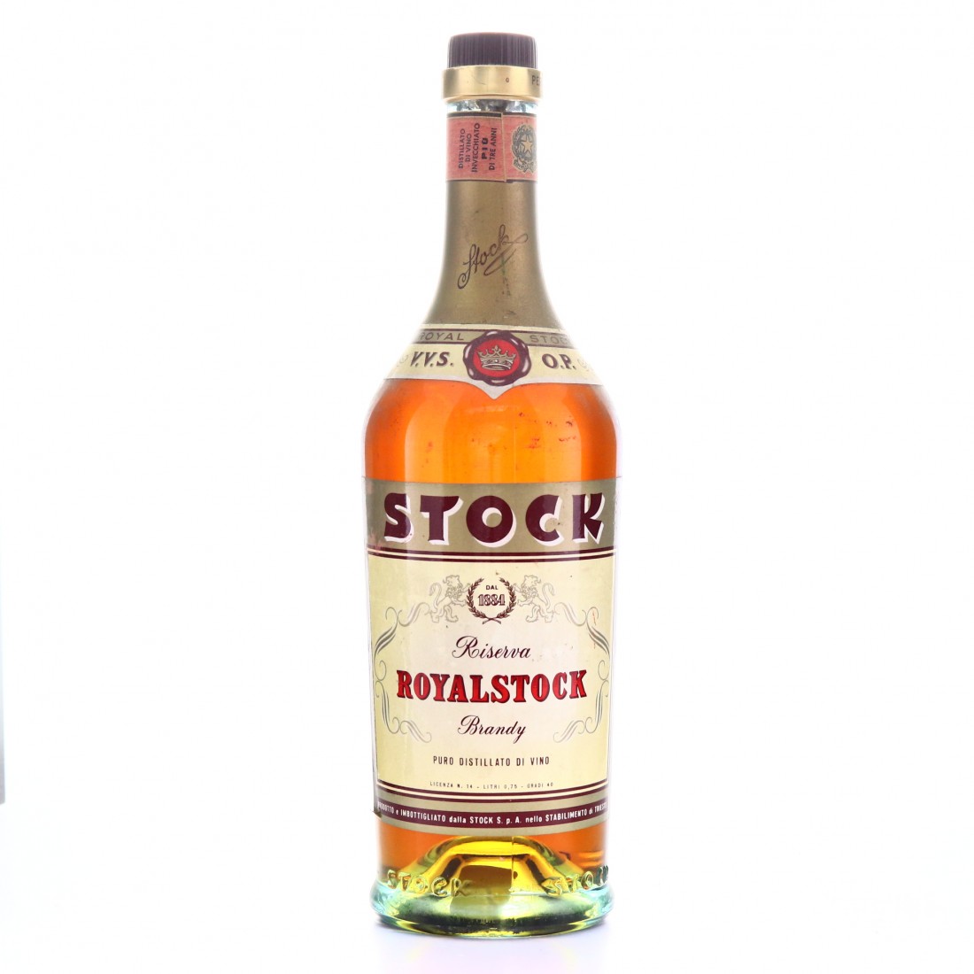 Stock VVSOP Royalstock Riserva Brandy circa 1970s | Whisky Auctioneer