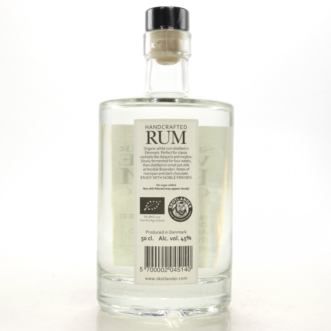 Skotlander Danish Organic White Rum 50cl | Whisky Auctioneer