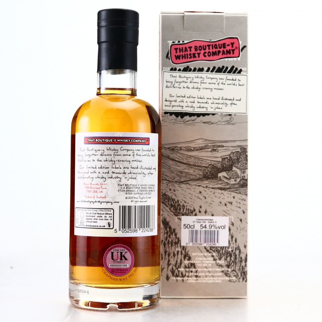 Cameronbridge 27 Year Old That Boutique-y Whisky Company Batch #9 ...