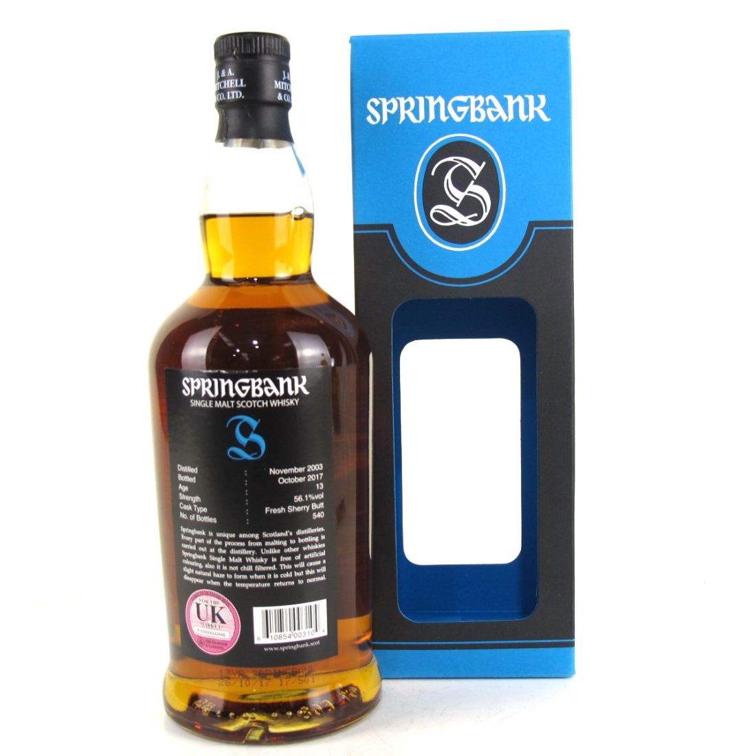 Springbank 2003 Single Cask 13 Year Old | Whisky Auctioneer