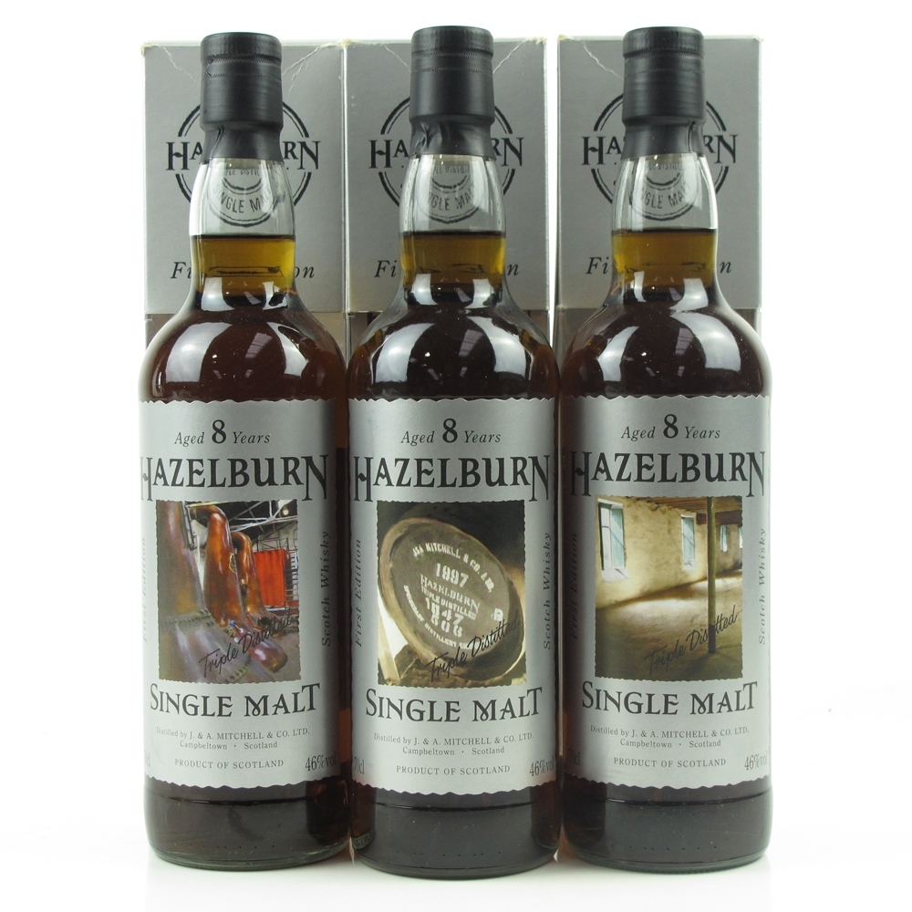 Hazelburn 8 Year Old First Edition Collection 3 x 70cl | Whisky Auctioneer