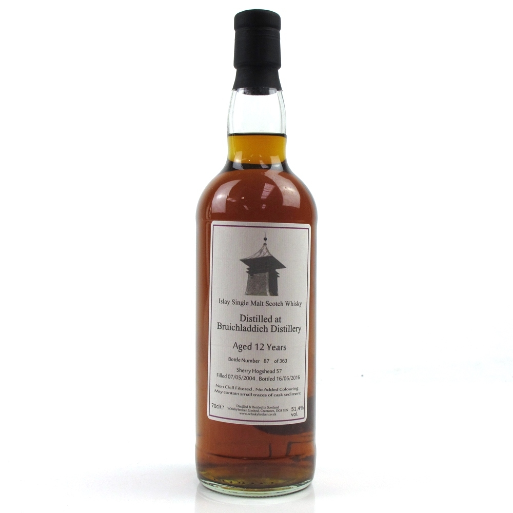 Bruichladdich 2004 Whisky Broker 12 Year Old Whisky Auctioneer