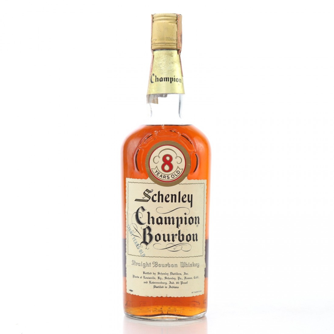 Schenley Champion 8 Year Old Bourbon 1970s | Whisky Auctioneer