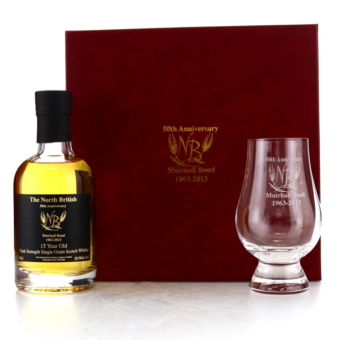North British 50 Year Old 125th Anniversary & 5 Year Old 20cl / 50th ...