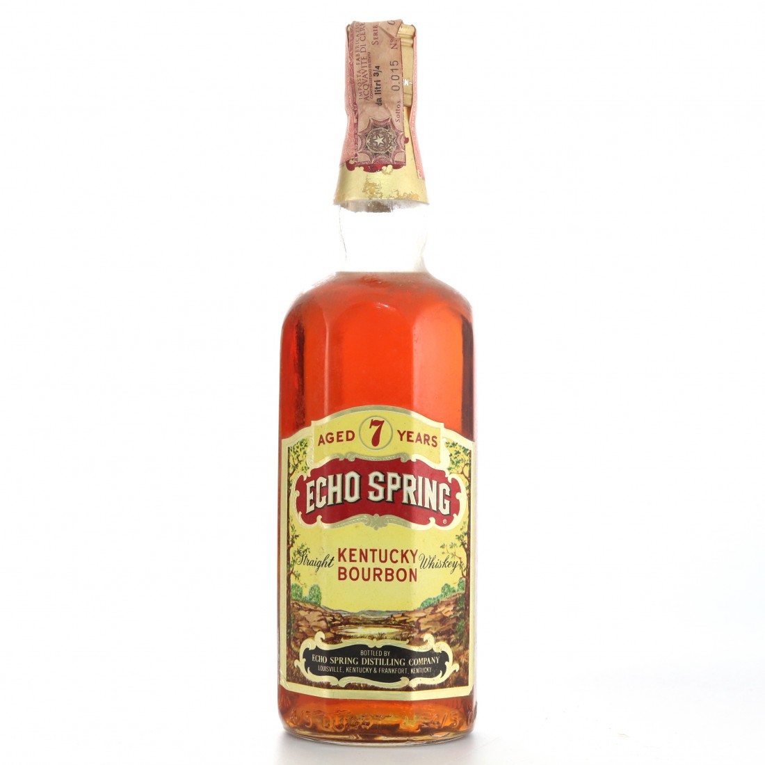 Echo Spring 7 Year Old Kentucky Straight Bourbon 1960s | Whisky Auctioneer