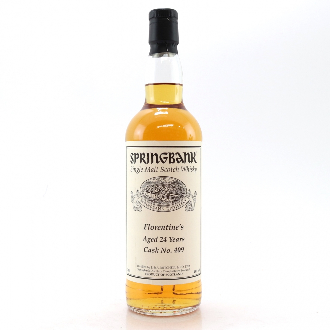 Springbank 24 Year Old Private Cask #409 / Florentine's | Whisky Auctioneer