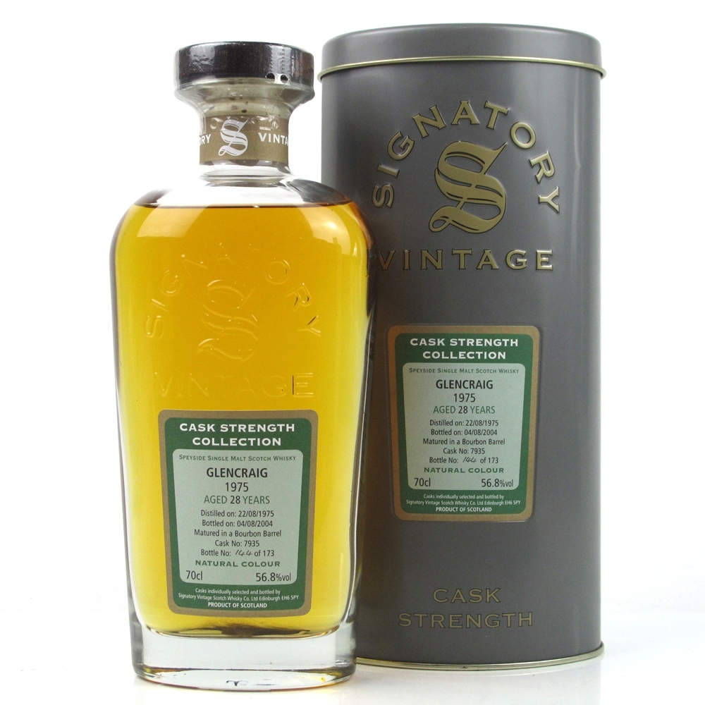 Glencraig / Glenburgie 1976 Signatory Vinatge 30 Year Old | Whisky ...