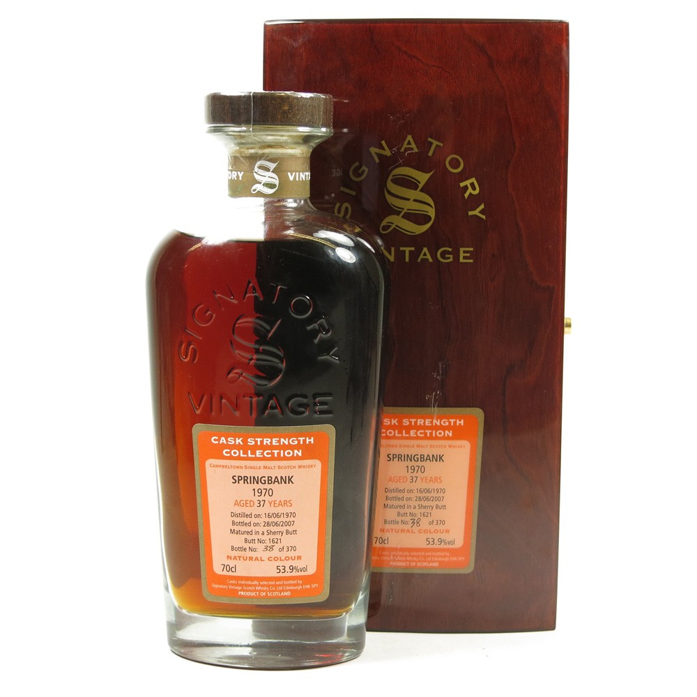 Springbank 1970 Signatory Vintage 37 Year Old | Whisky Auctioneer