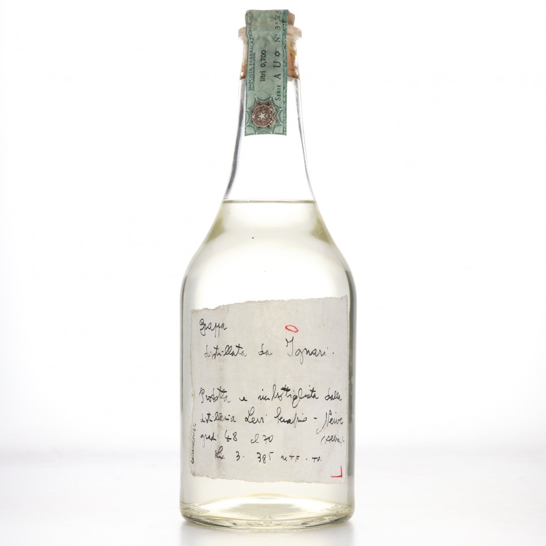 Levi Serafino Grappa Distillata da Ignari 1994 | Whisky Auctioneer