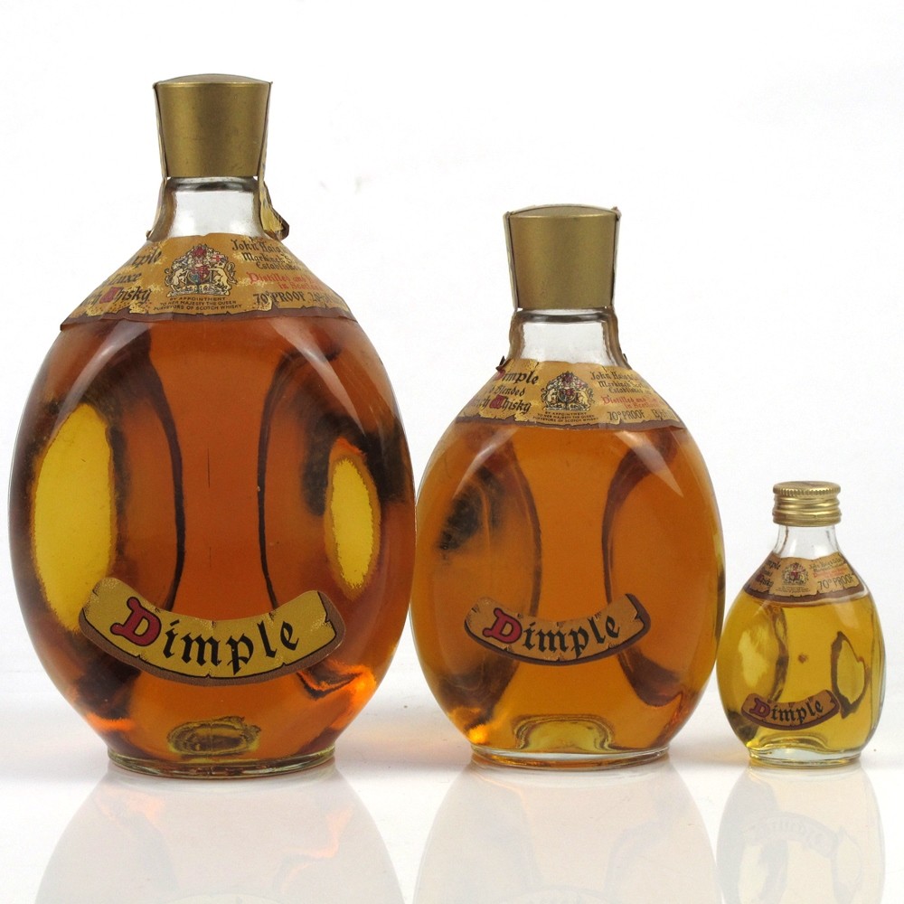 Haig's Dimple 1970s / Including Half Bottle and Miniature | Whisky ...