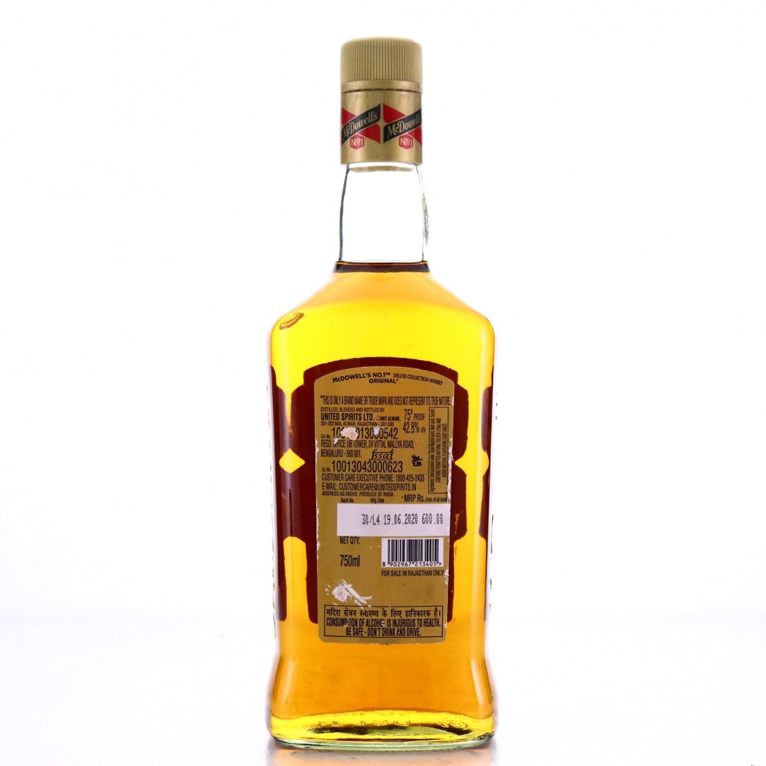 McDowell's No.1 Original | Whisky Auctioneer