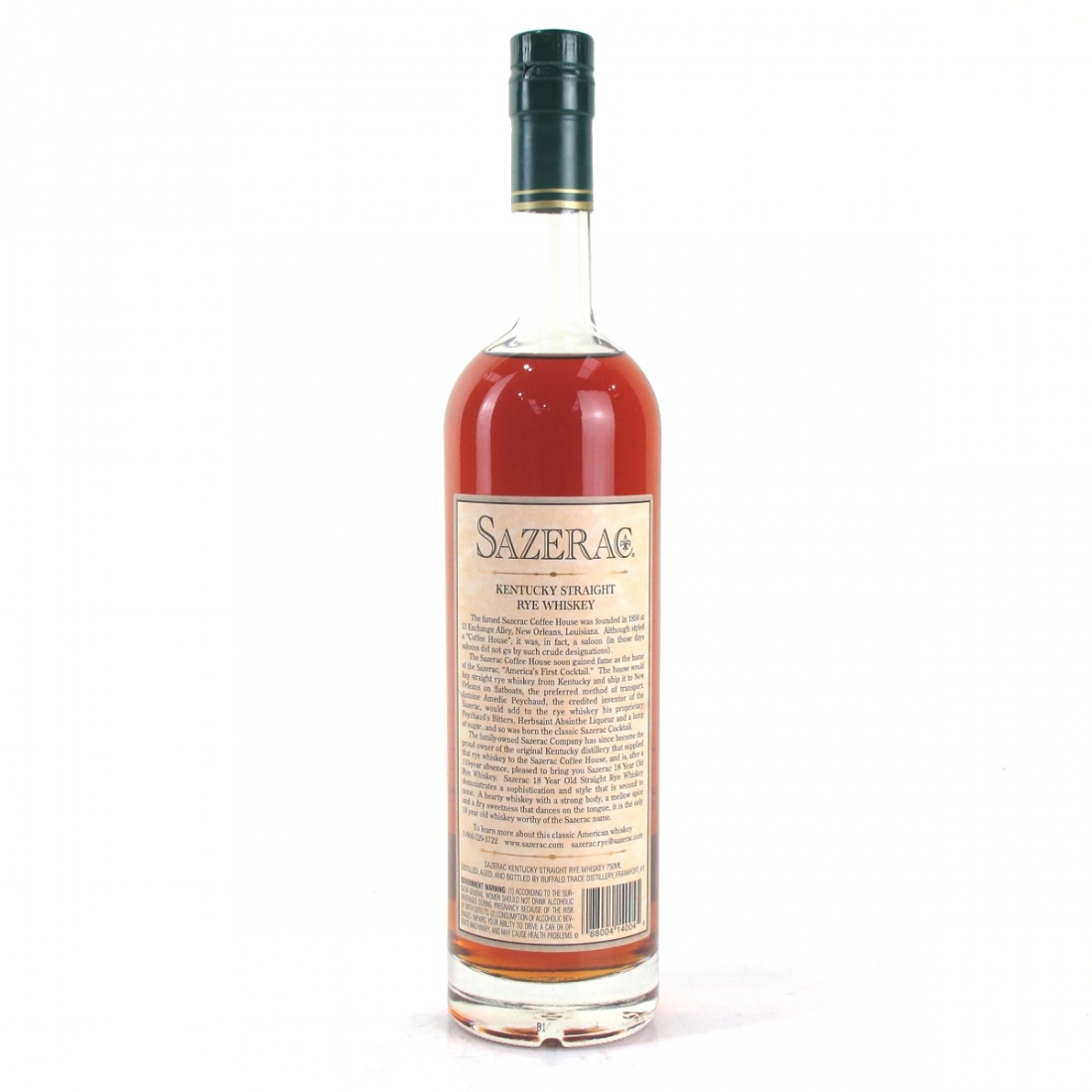 Sazerac 18 Year Old / Spring 2014 | Whisky Auctioneer