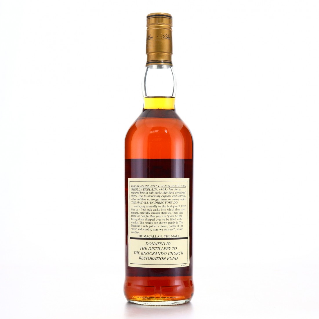 Macallan 10 Year Old 1990s / Knockando Church | Whisky Auctioneer