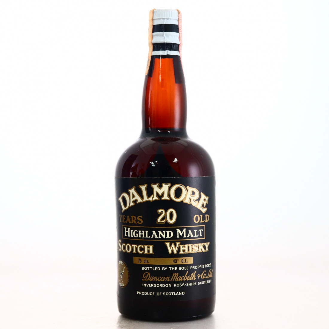 Dalmore 20 Year Old Duncan Macbeth 1960s | Whisky Auctioneer