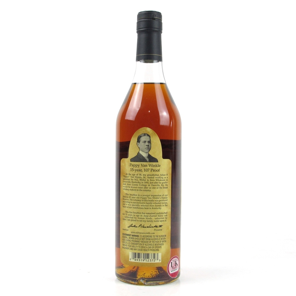 Pappy Van Winkle Family Reserve 15 Year Old | Whisky Auctioneer