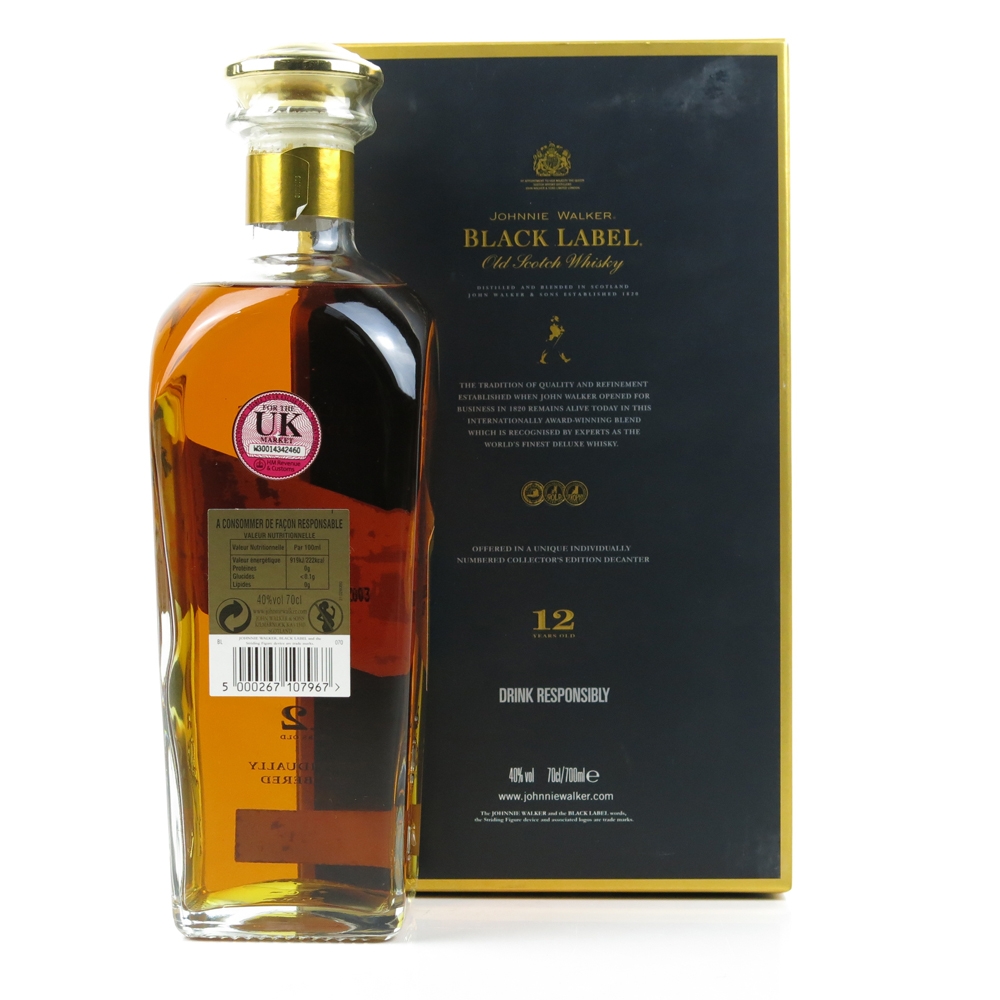 Johnnie Walker 12 Year Old Black Label Collectors Edition | Whisky ...