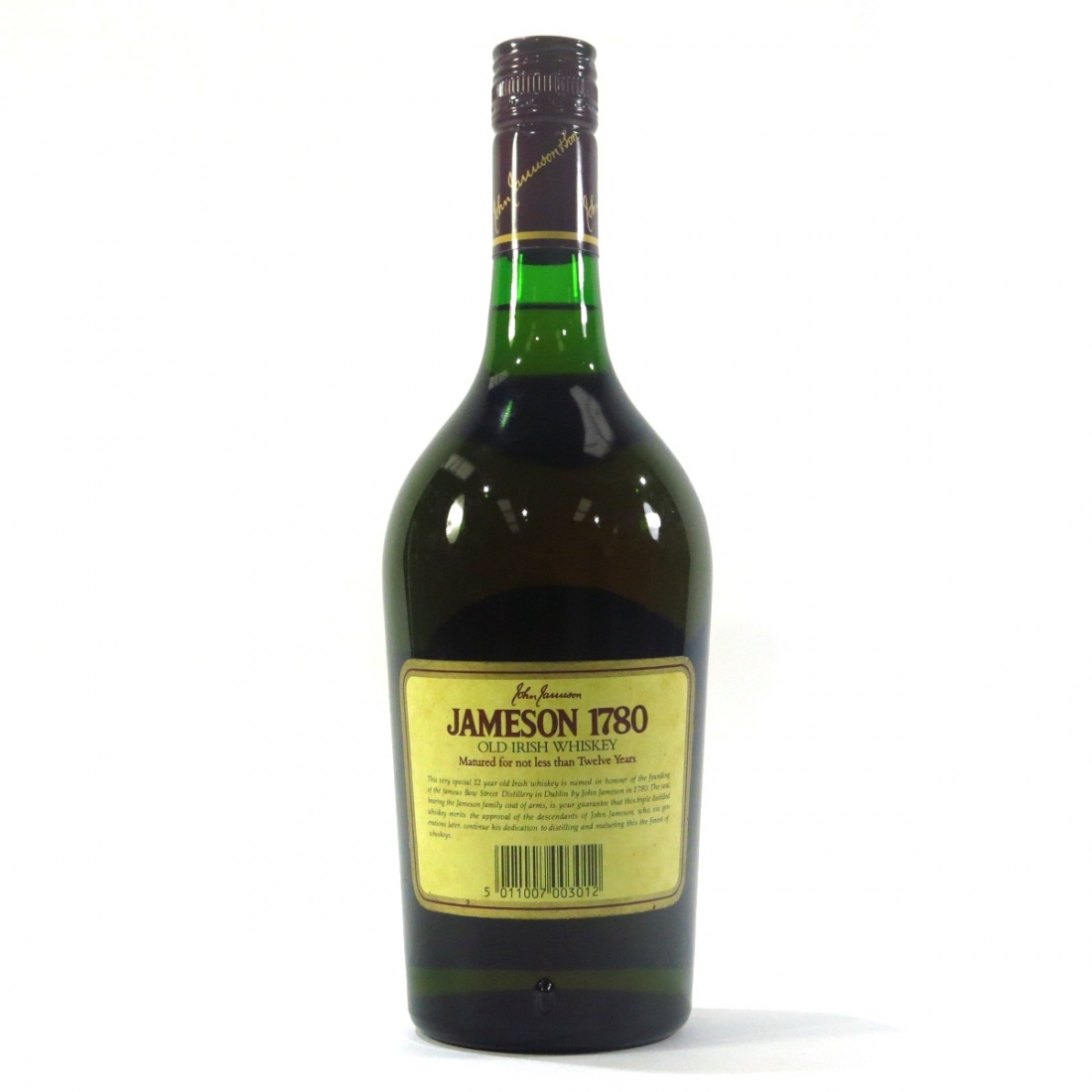 Jameson 12 Year Old '1780' Special Reserve 1980s | Whisky Auctioneer