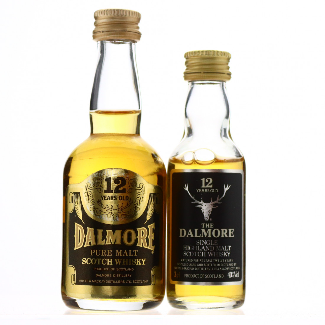 Dalmore 12 Year Old Miniature x 2 | Whisky Auctioneer