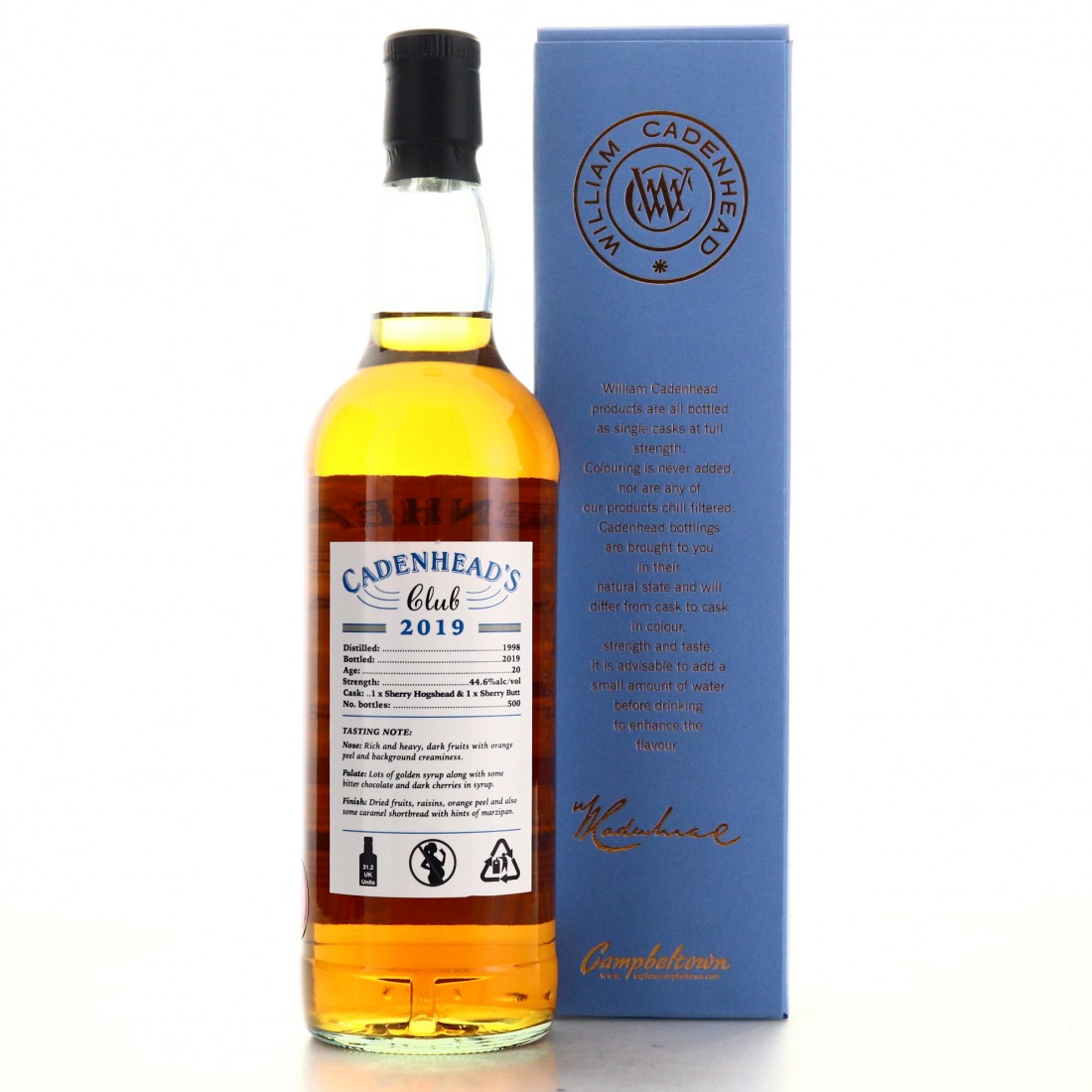 Cadenhead's Club 1998 20 Year Old Scotch Whisky | Whisky Auctioneer