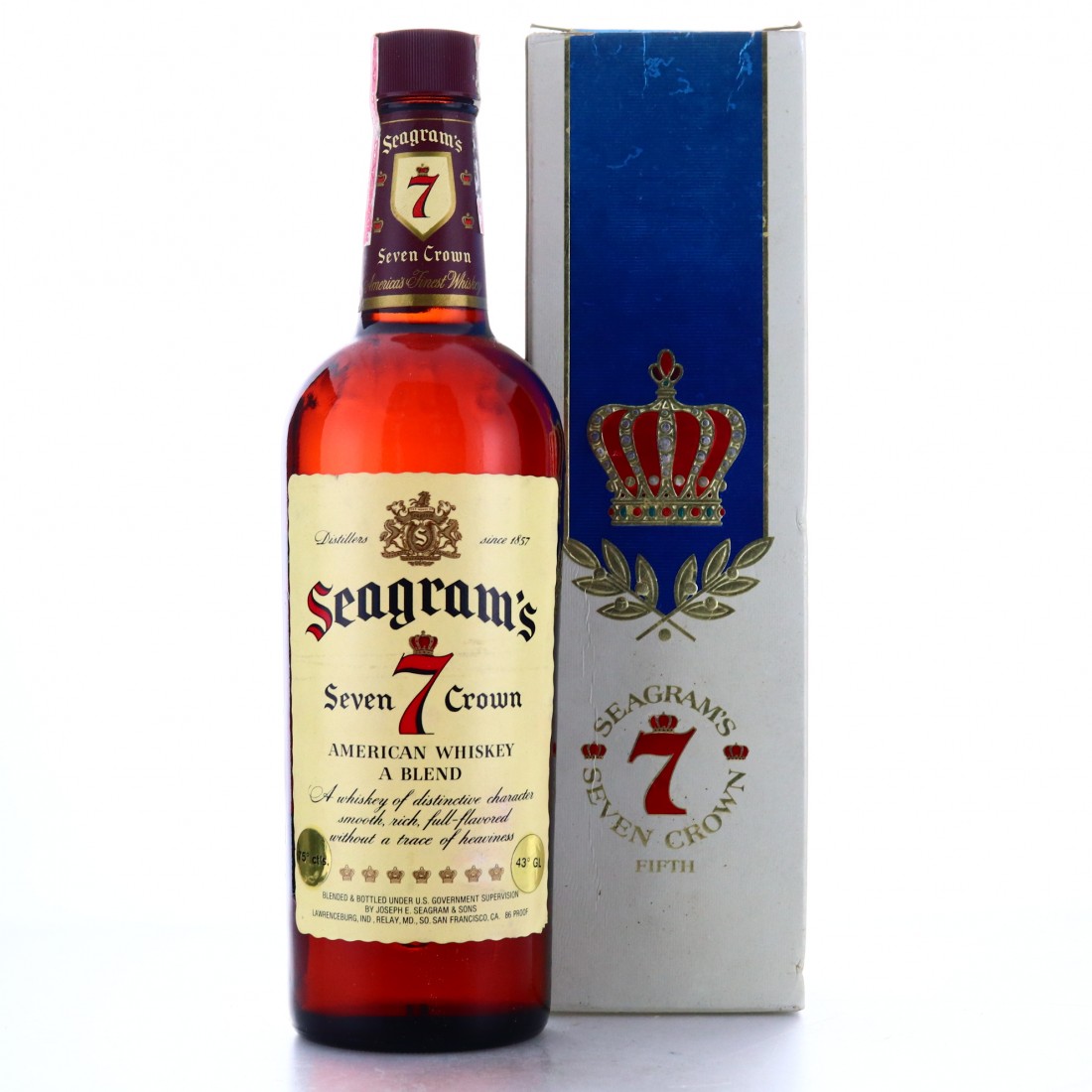 Seagram's Seven Crown American Whiskey 1970s | Whisky Auctioneer