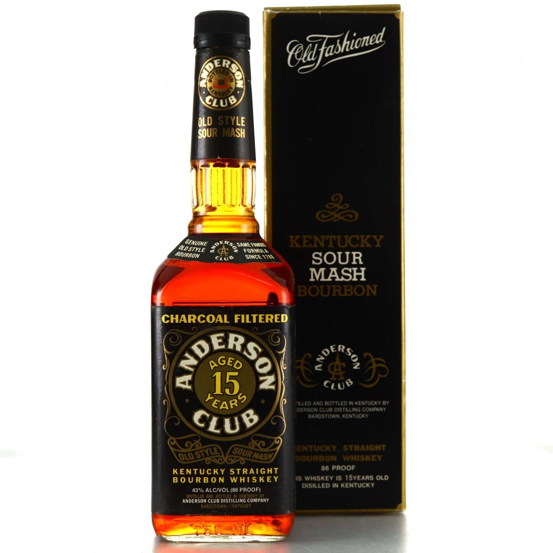 Anderson Club 15 Year Old Kentucky Straight Bourbon 1994 | Whisky ...