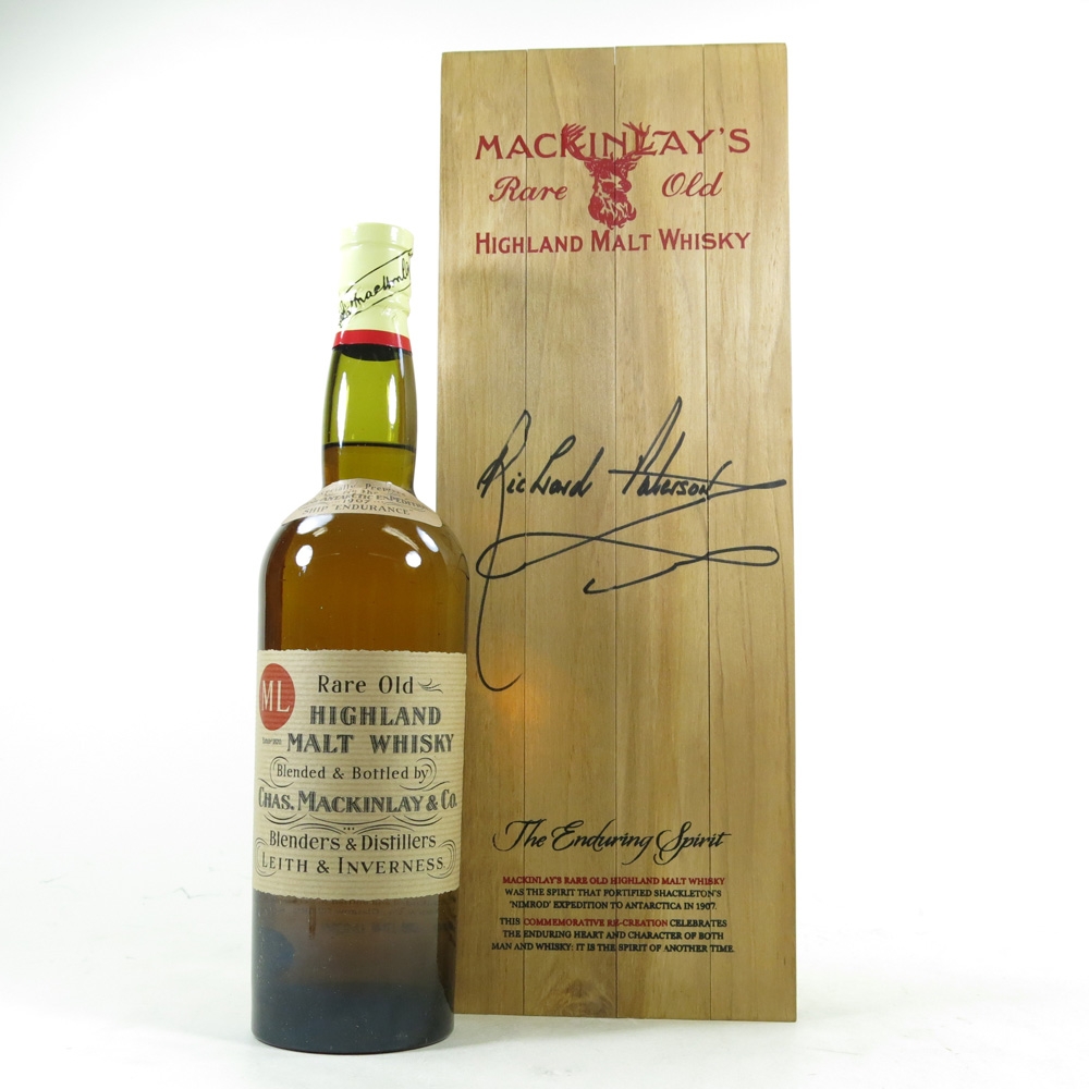 Mackinlay's Shackleton Replica 1st Edition / Signed | Whisky Auctioneer