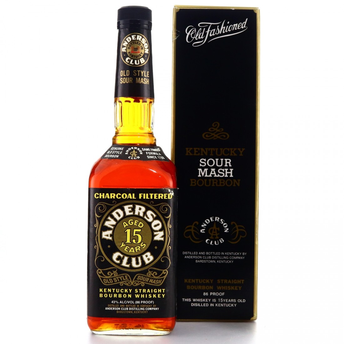 Anderson Club 15 Year Old Kentucky Straight Bourbon 1993 | Whisky ...