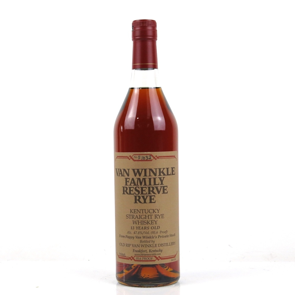 Pappy Van Winkle 13 Year Old Rye Family Reserve | Whisky Auctioneer