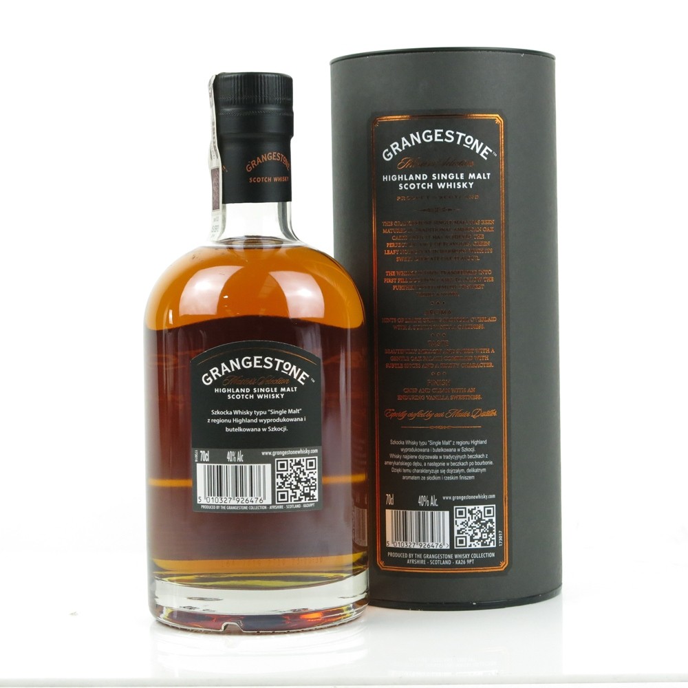 Grangestone Master's Selection Highland Single Malt Double Cask ...