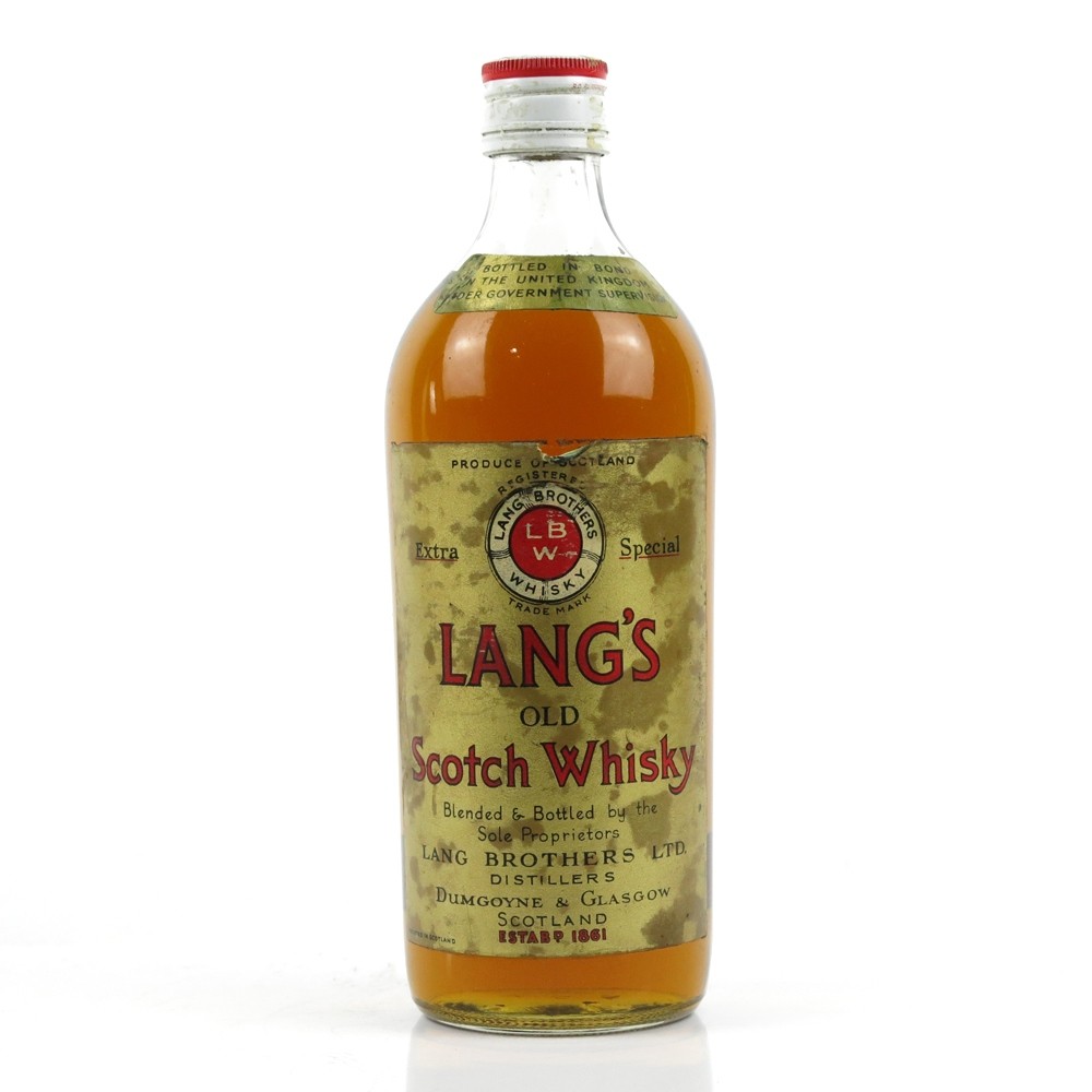 Lang's Old Scotch Whisky Circa 1960s | Whisky Auctioneer