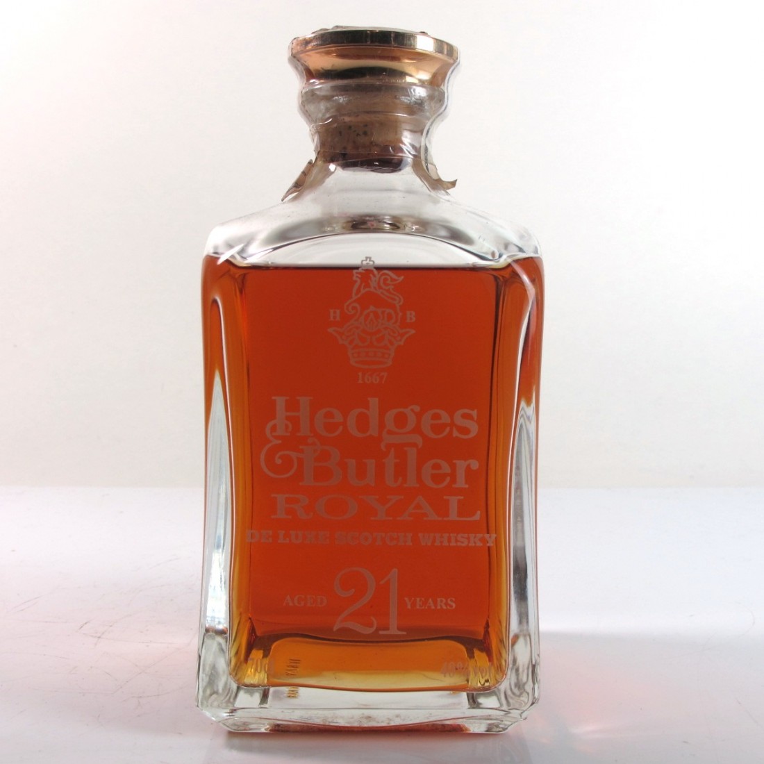 Hedges & Butler 21 Year Old Royal De Luxe Scotch Whisky | Whisky Auctioneer