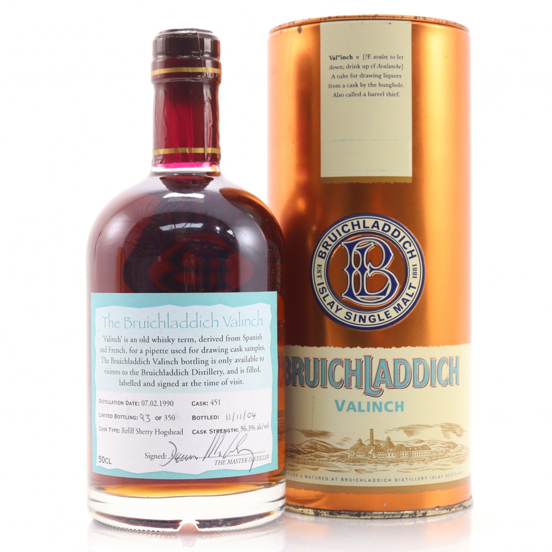 Bruichladdich 1990 Valinch 'The Valinch' | Whisky Auctioneer
