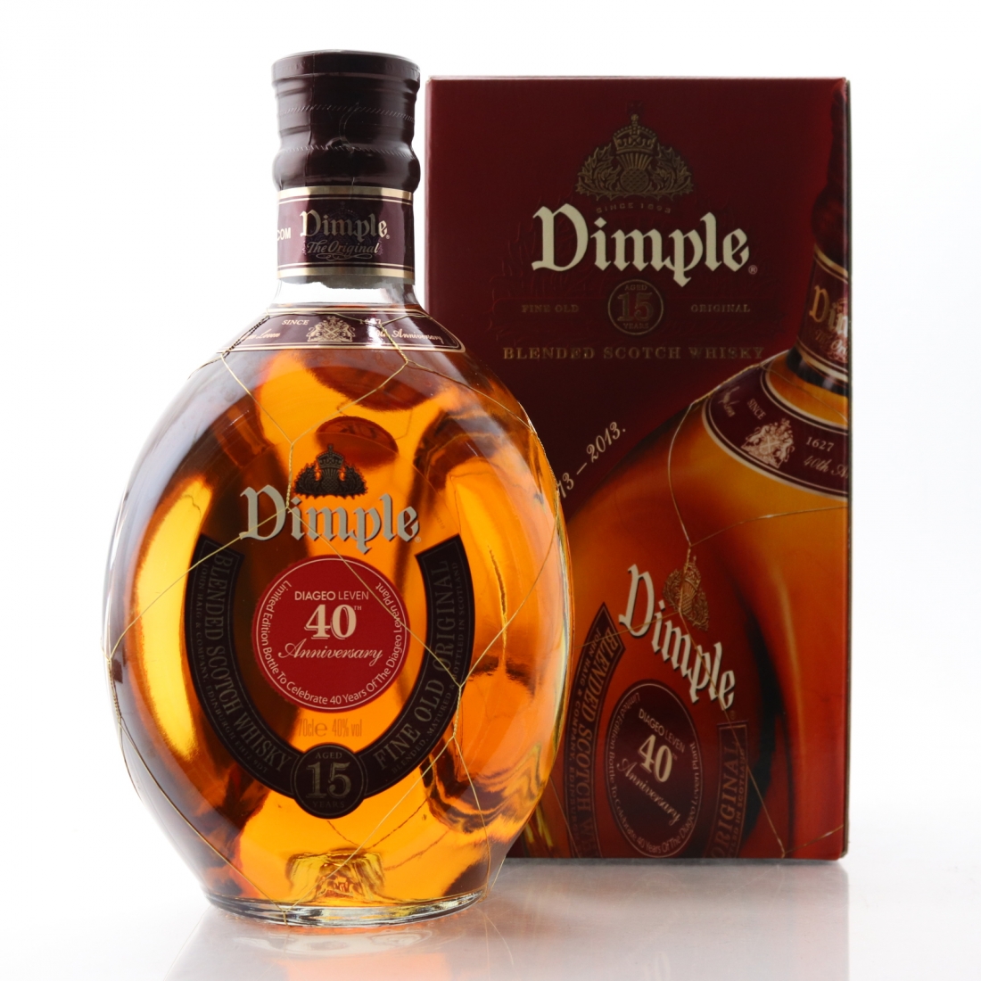 Dimple 15 Year Old / 40th Anniversary Diageo Leven 1973-2013 | Whisky ...