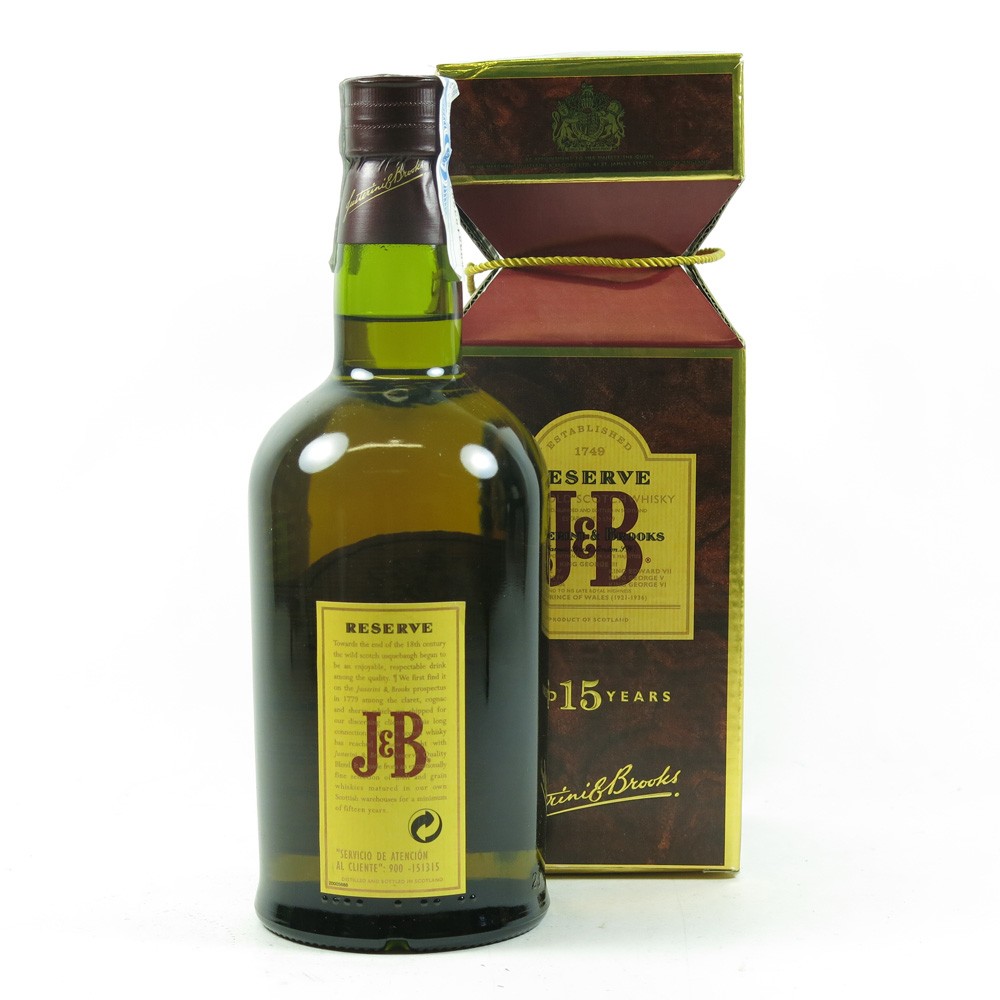 J&B Reserve 15 Year Old | Whisky Auctioneer