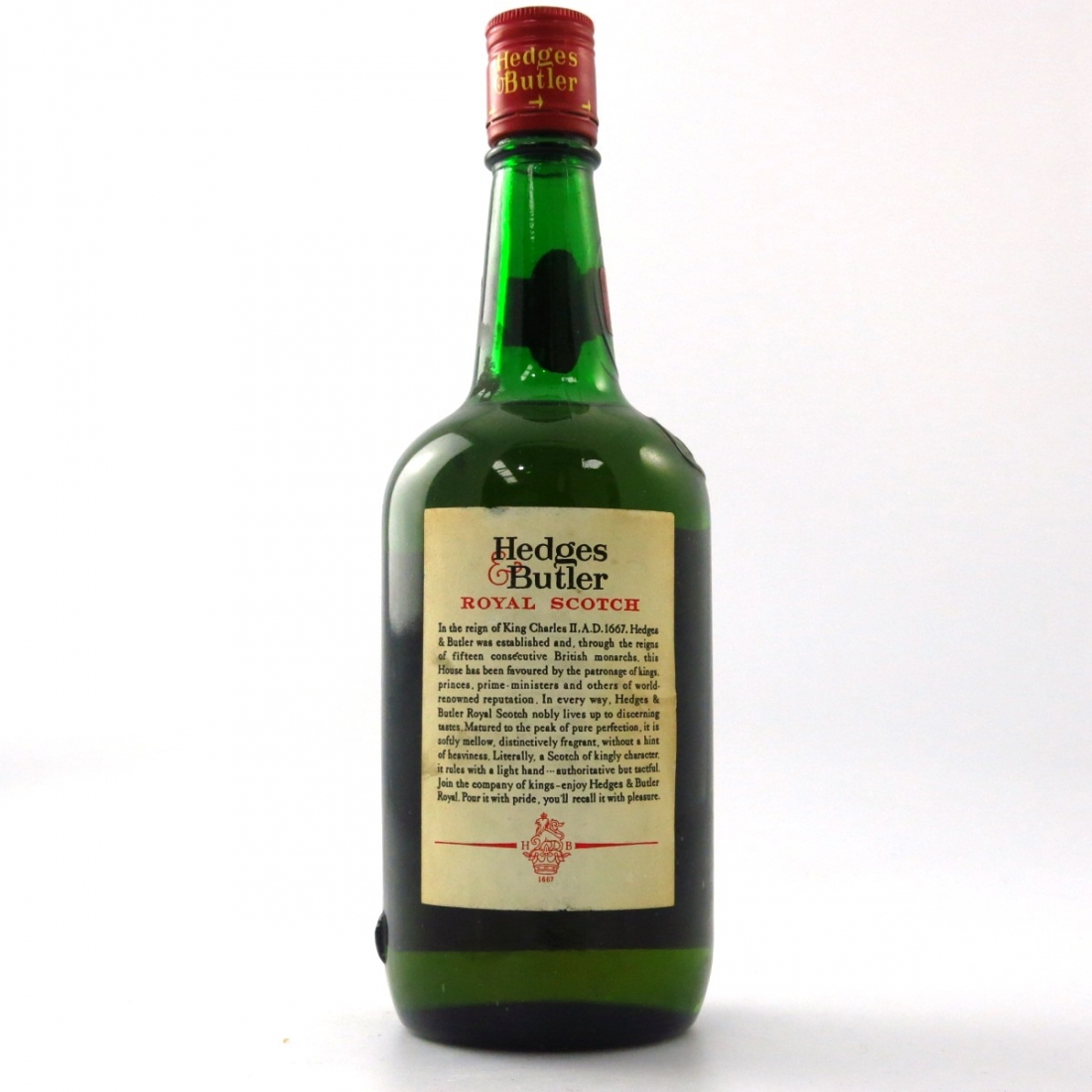 Hedges & Butler Royal De Luxe Scotch Whisky 1960s | Whisky Auctioneer