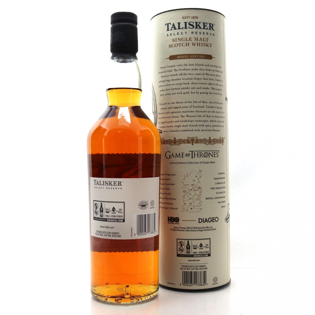 Talisker Select Reserve Game of Thrones / House Greyjoy | Whisky Auctioneer