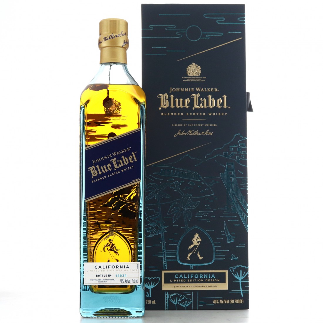 Johnnie Walker Blue Label California Limited Edition 75cl / US ...