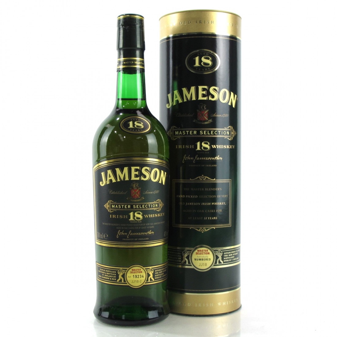 Jameson 18 Year Old Master Selection | Whisky Auctioneer